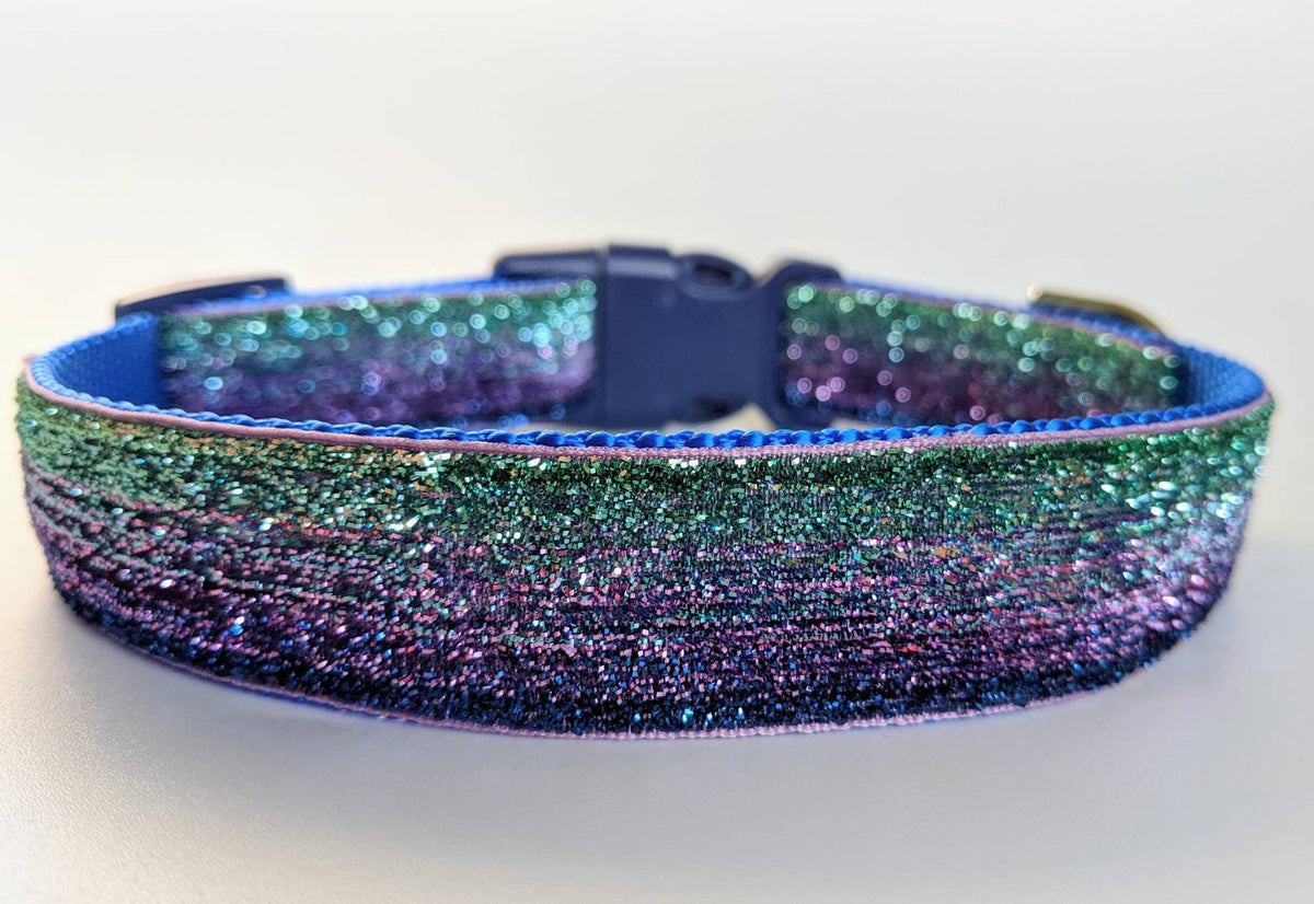 Mermaid Ombre Sparkle Dog Collar – Rogue Collars