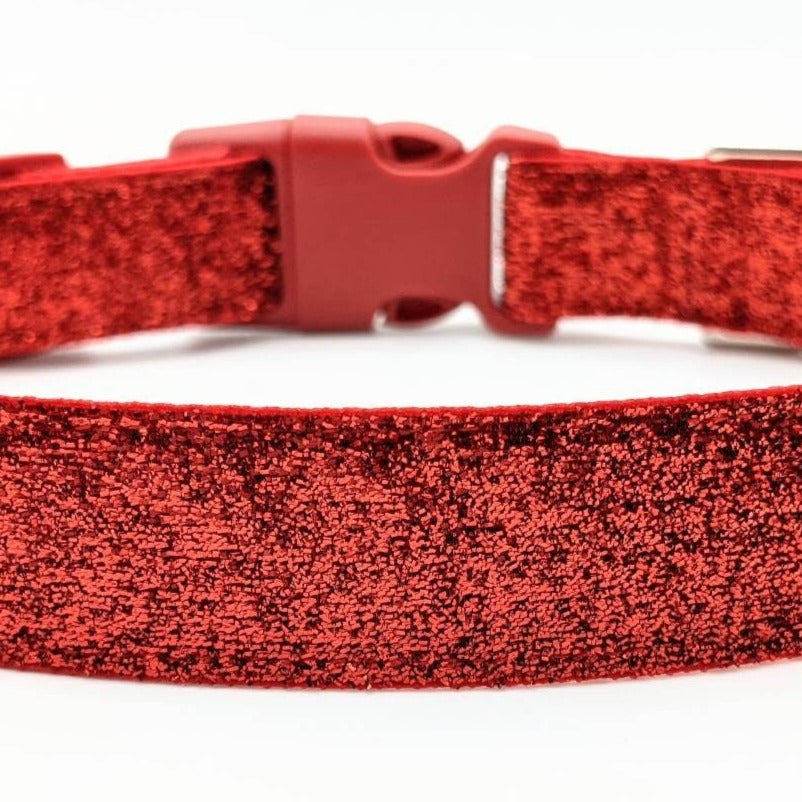 Red Sparkle Dog Collar – Rogue Collars